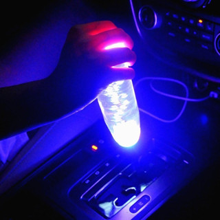 Gear Shift Knob Handle Extender Manual Shifter Stick Lever RGB LED ...