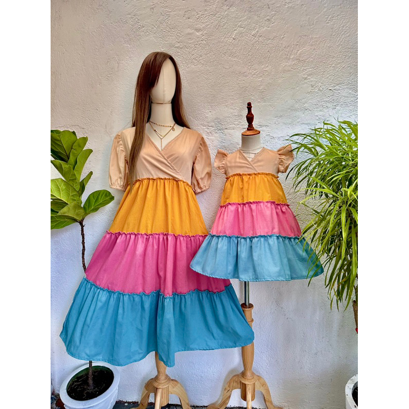 Queen Pia Mother and Daughter Matchy Twinning Set | Shopee Philippines