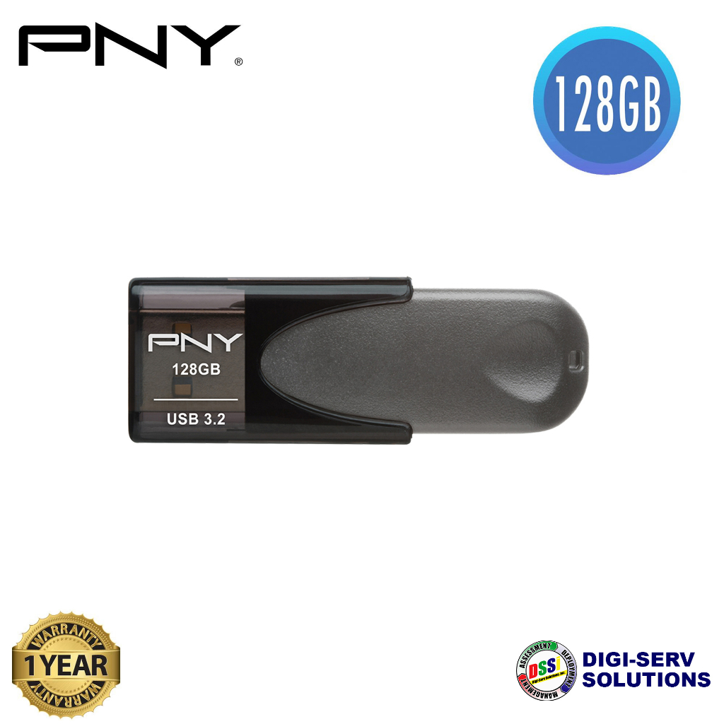 PNY Turbo Attache 4 128GB USB 3.2 Flashdrive, Up to 10x faster than USB ...