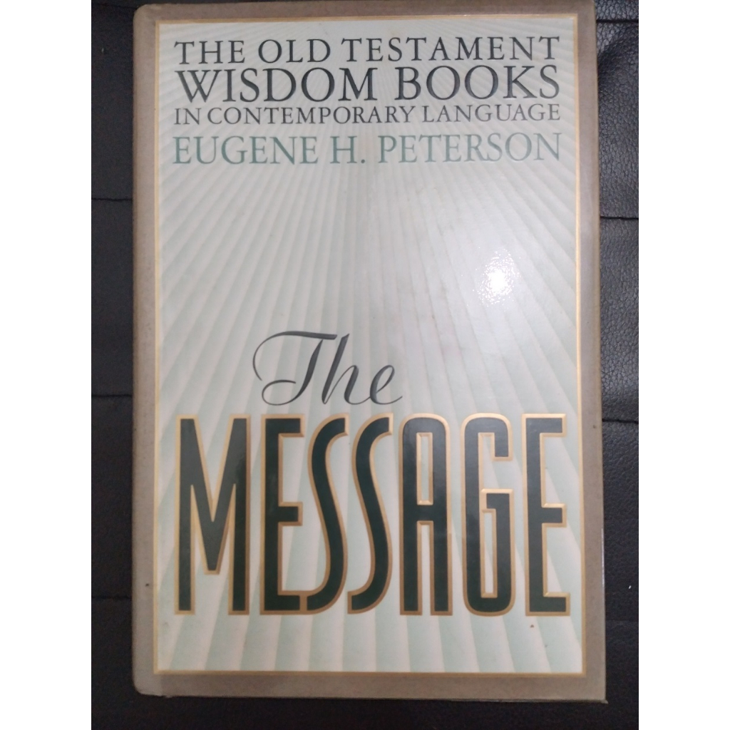 The Message (Old Testament Wisdom Books) | Shopee Philippines
