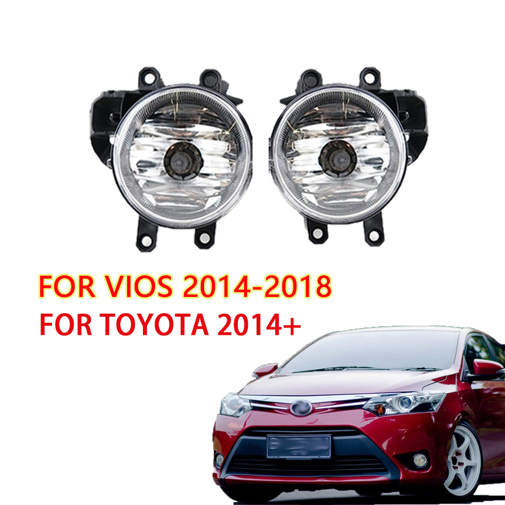 VIOS Fog Lamp Fog Light Front Bumper Lamp for Toyota Vios 2014-2018 ...