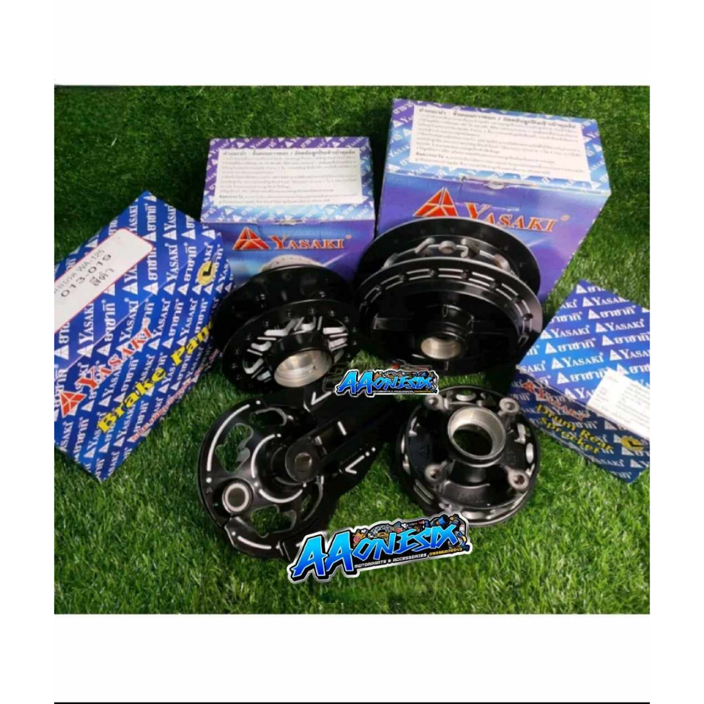 YASAKI LIGHTEN HUB SET THAILAND ORIGINAL (BLACK) FOR WAVE / RAIDER ...