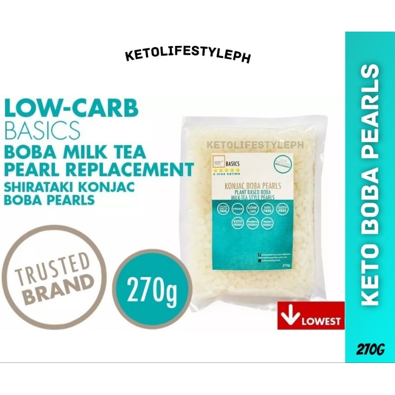 Shirataki Konjac Boba Milktea Pearls 270g (Excellent Source of Fiber) | Shopee Philippines