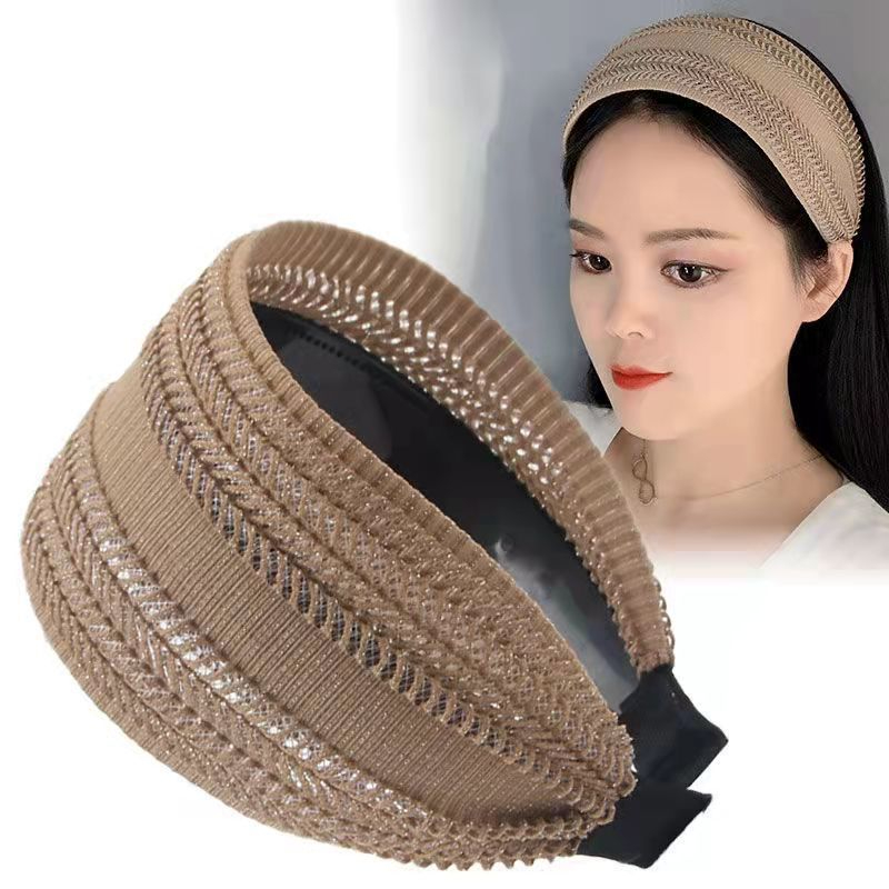 Elegant Vintage Hollow Headband For Girls Wide Side Wash Face Headband ...