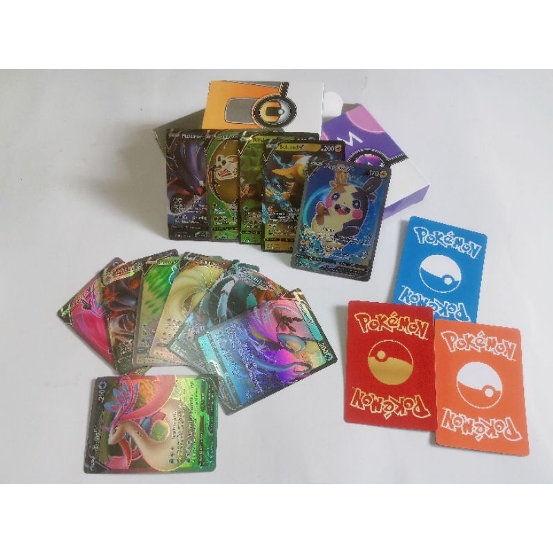 *02A* 1 set 55pcs. Colorful Pokemon Trading Card - LOOTBAG FILLER ...