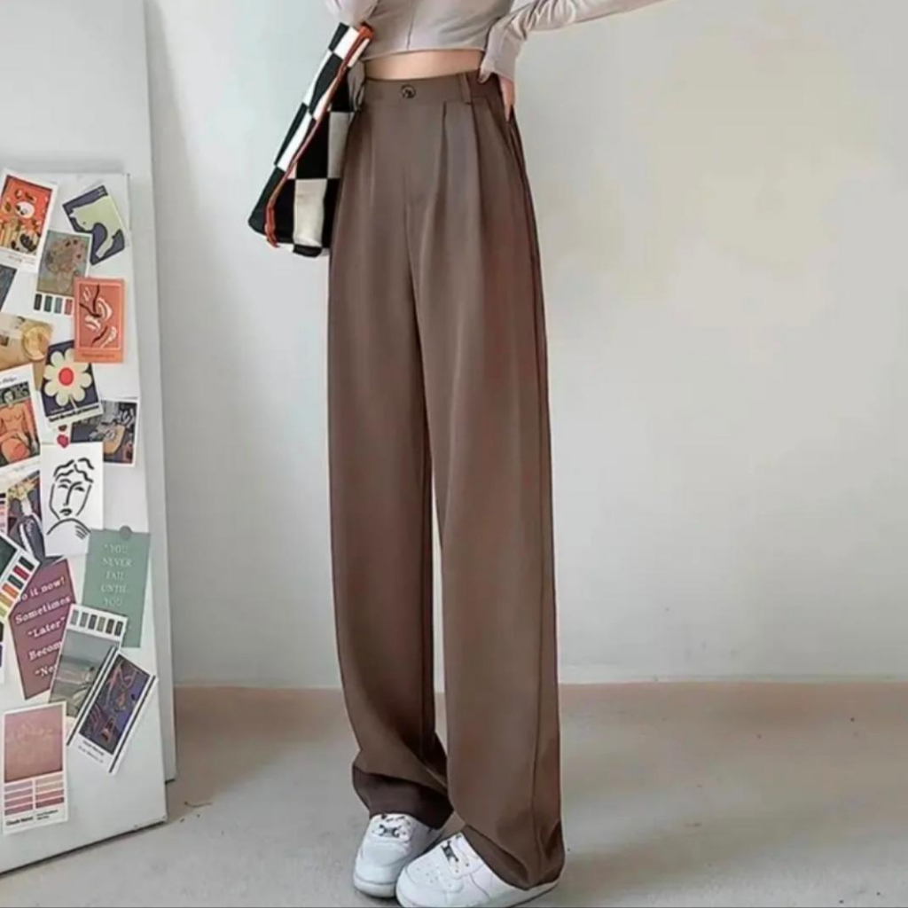 Kinwoo 26-31 High Waist Trouser Pants Women's Professional Suit Pants ...