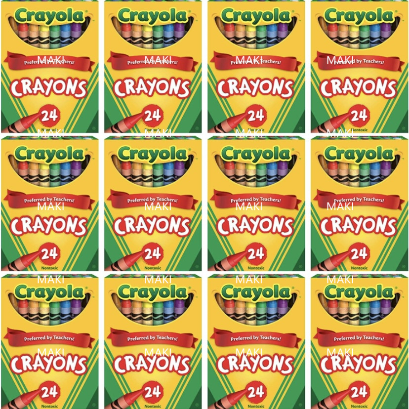 24 colors crayons jumbo original crayons for toddlers drawing set ...