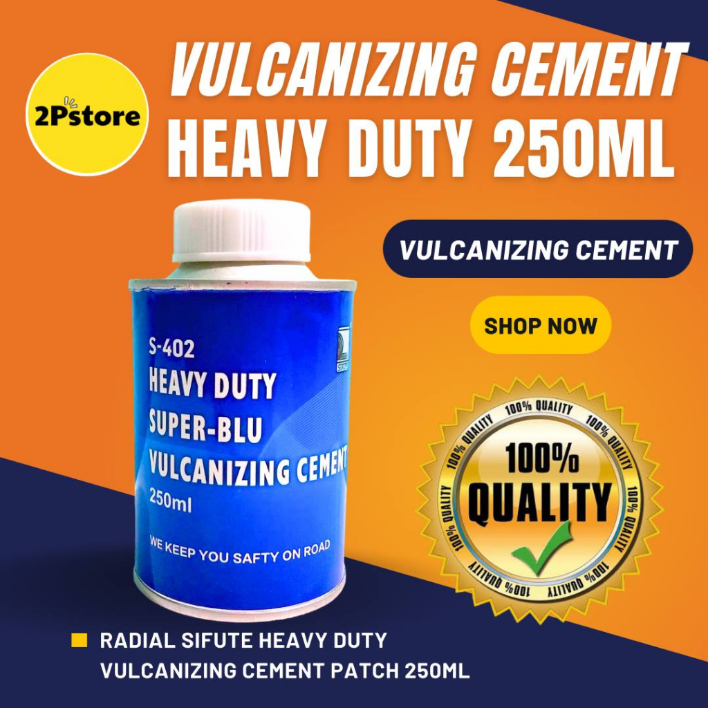 Vulcanizing solution patch cement kit heavy duty tire glue by Radial ...