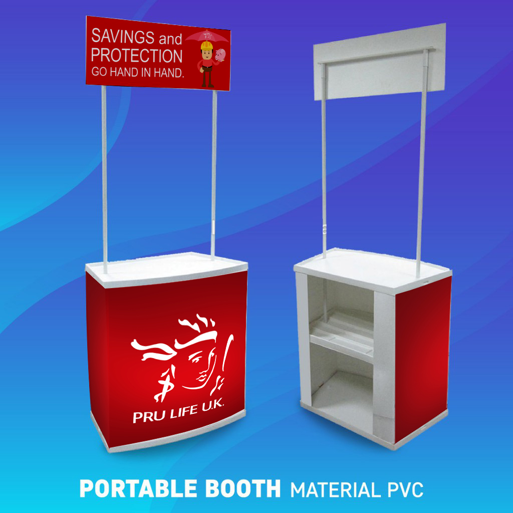 Pru Life Collapsible Portable Booth - White PVC | Shopee Philippines