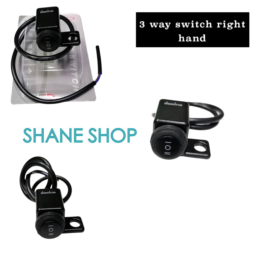 Domino Mini Driving light 3way switch ON/OFF lamp clamp Left Hand ...