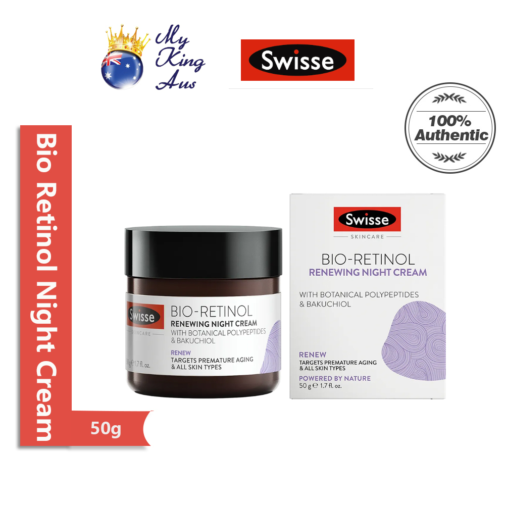 Swisse Skincare Bio-Retinol Renewing Night Cream 50g [My King AUS ...