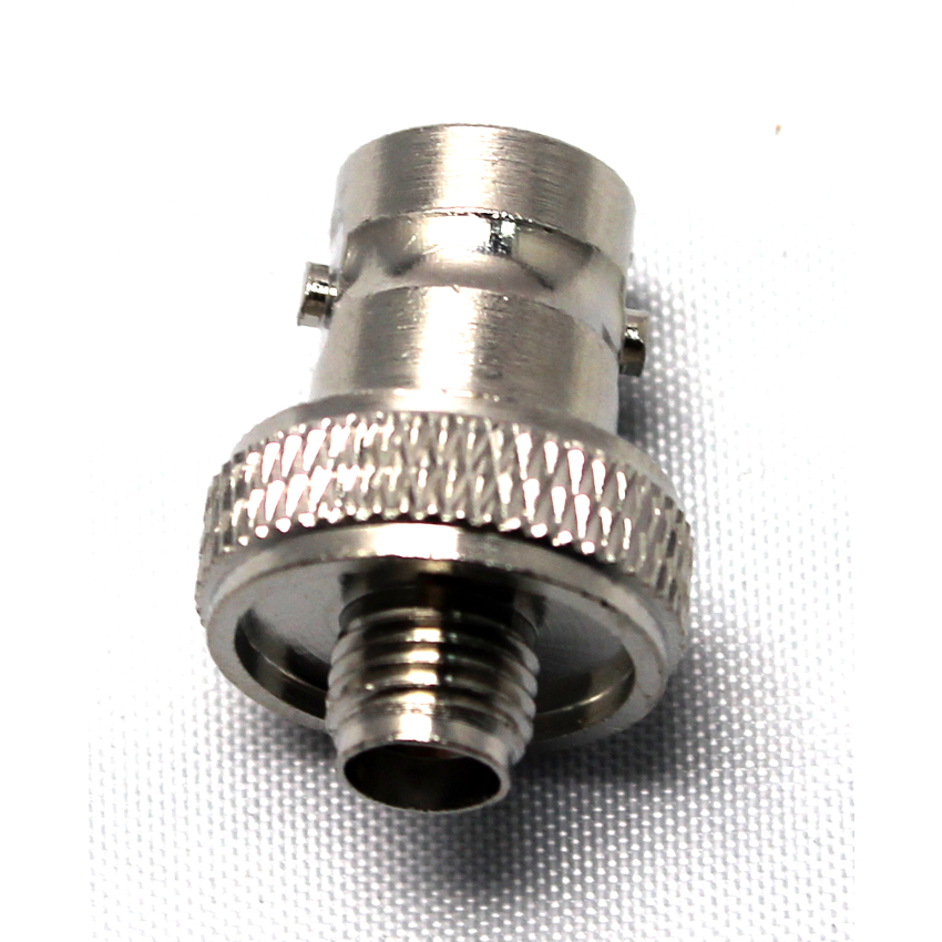 Coaxial RF Adapter BNC Female Jack To SMA Male Plug Coax Straight Connector Adapter Nickel ...