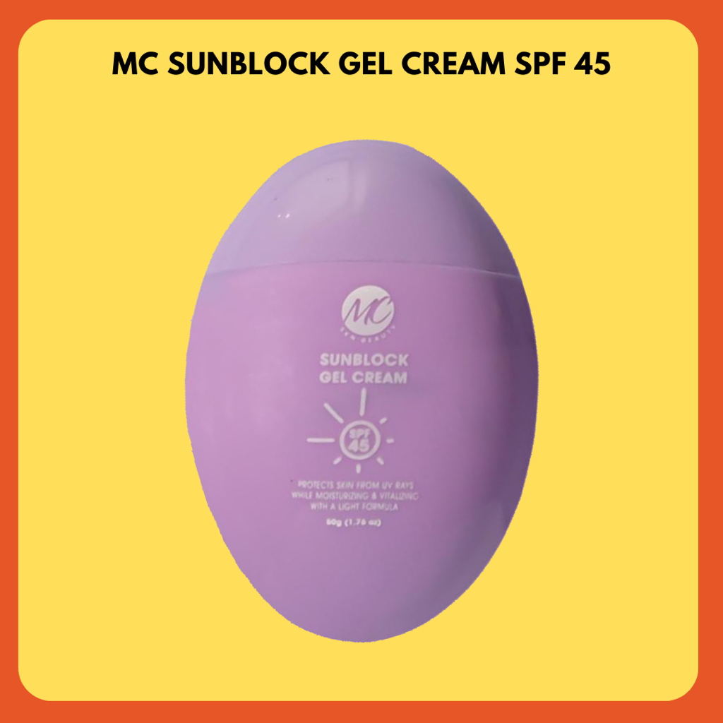 MC SUNSCREEN CREAM SPF 45 LIGHTWEIGHT FORMULA | Shopee Philippines