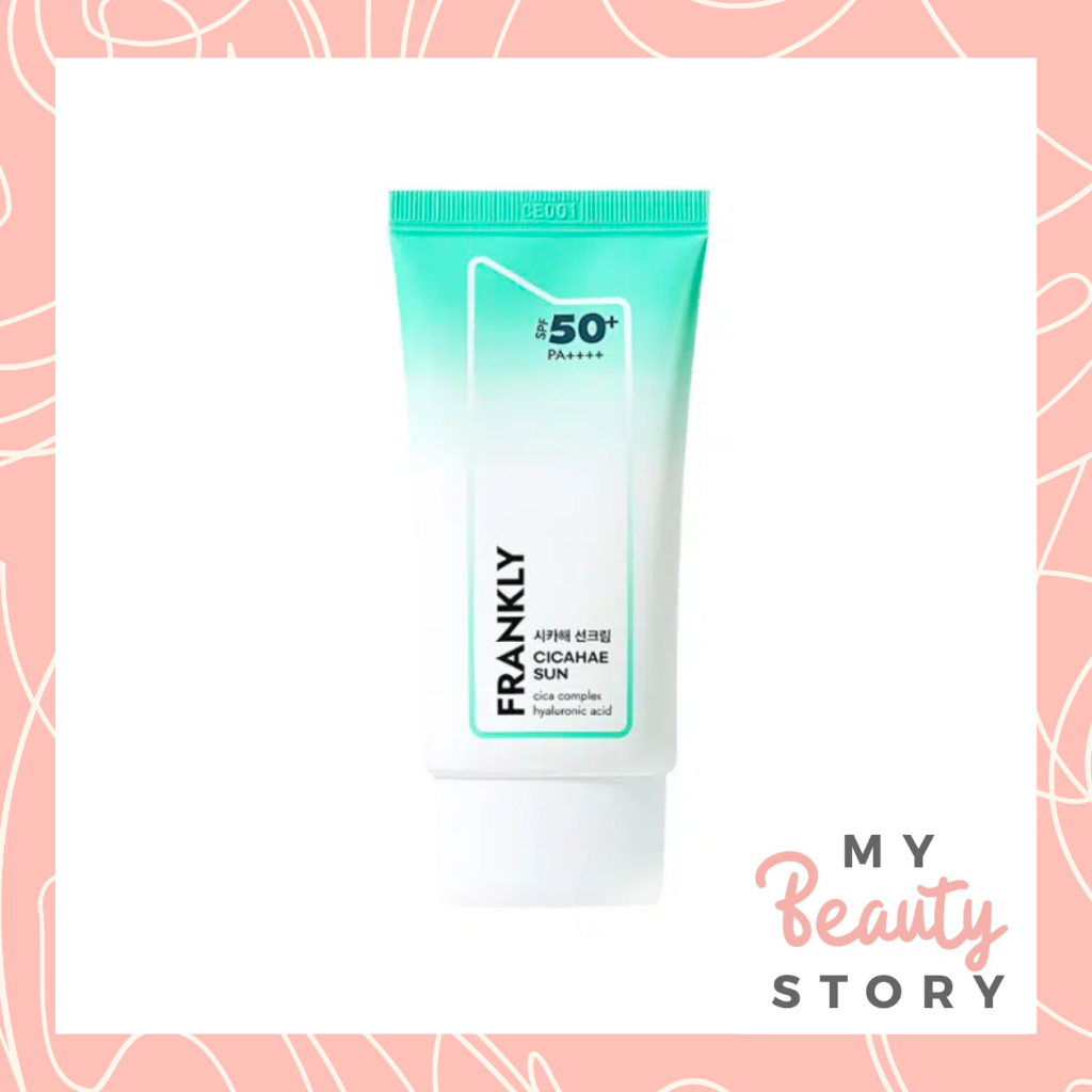 Frankly Cicahae Sunscreen (Cica Complex + Hyaluronic Acid) | Shopee ...