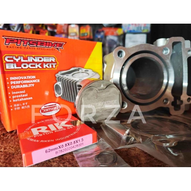 PITSBIKE SNIPER BLOCK 57 59 62 CYLINDER BORE KIT Steel 62mm 59mm 57mm ...