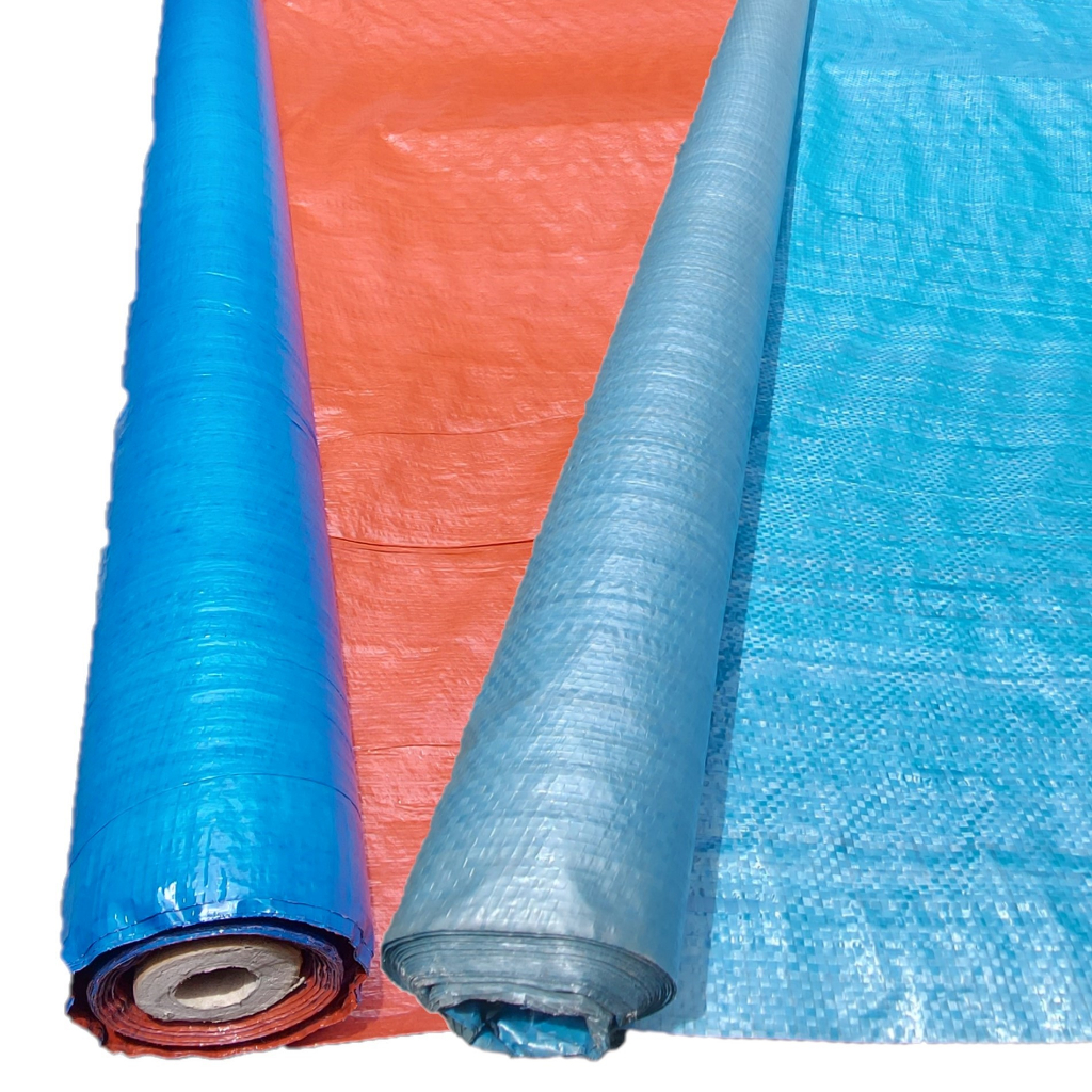 Sakolin Laminated Sack Lona Blue / Orange 8ft x 1 Meter | Shopee ...