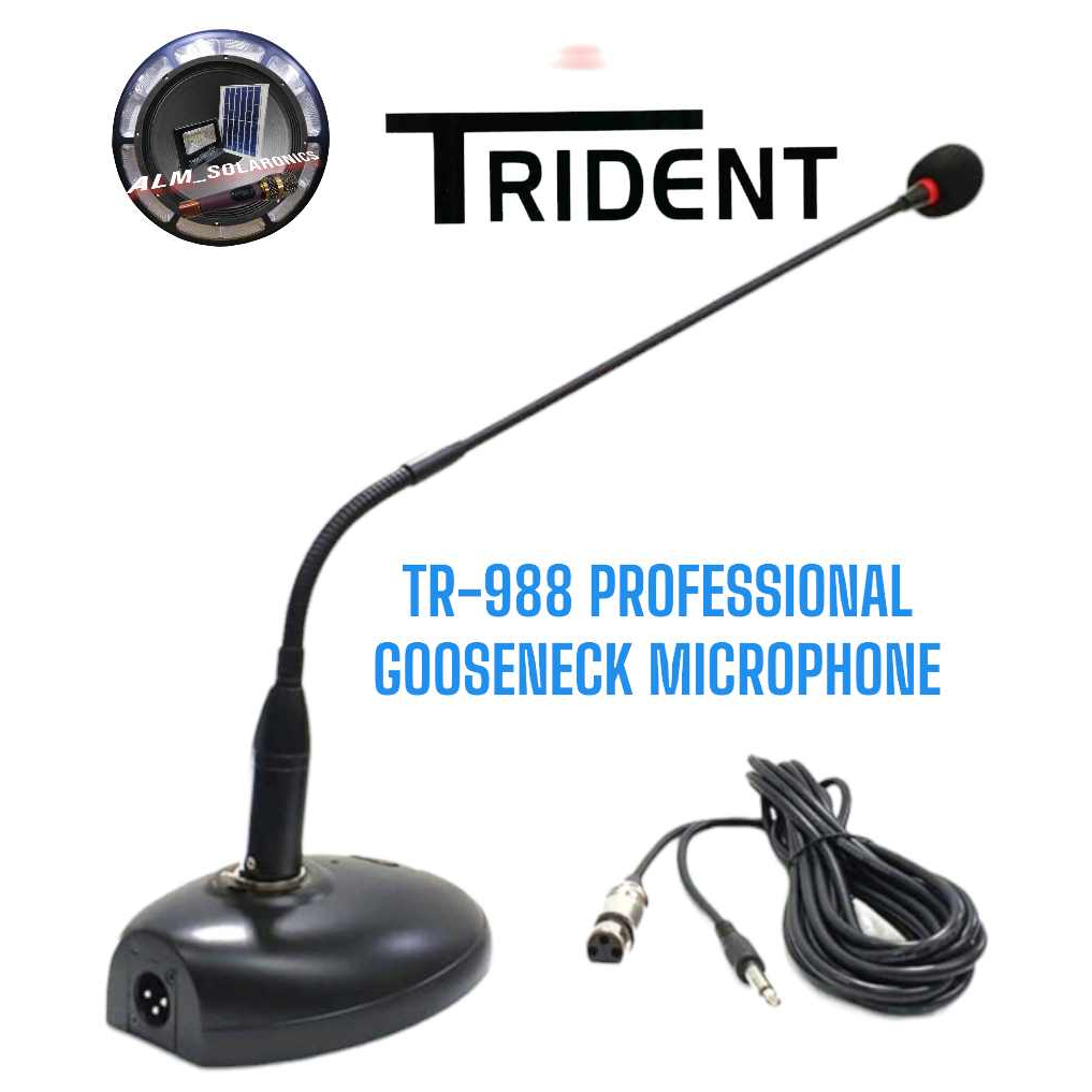 Trident TR-988 condenser mic Professional Gooseneck Microphone 18 ...
