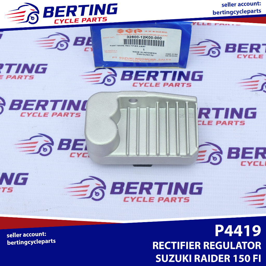 SGP RECTIFIER REGULATOR Suzuki Raider 150 FI Genuine 32800-12K00-000 ...