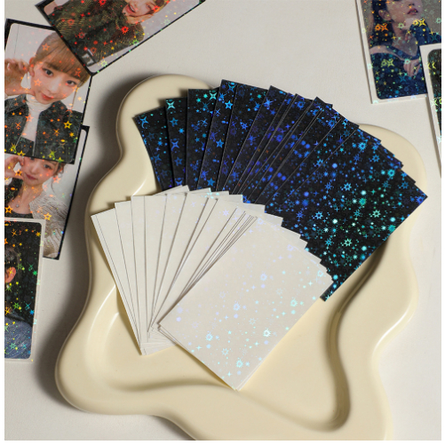 Laser Star Flashing 66 * 91 Two layer frosted card film 20 wire flat ...