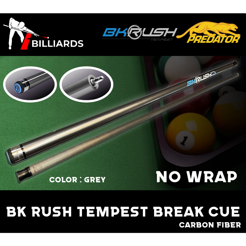 PREDATOR BK Rush Tempest Break Cue - NO WRAP Billiard cue Billiards ( TAKO NANG BILYAR ...