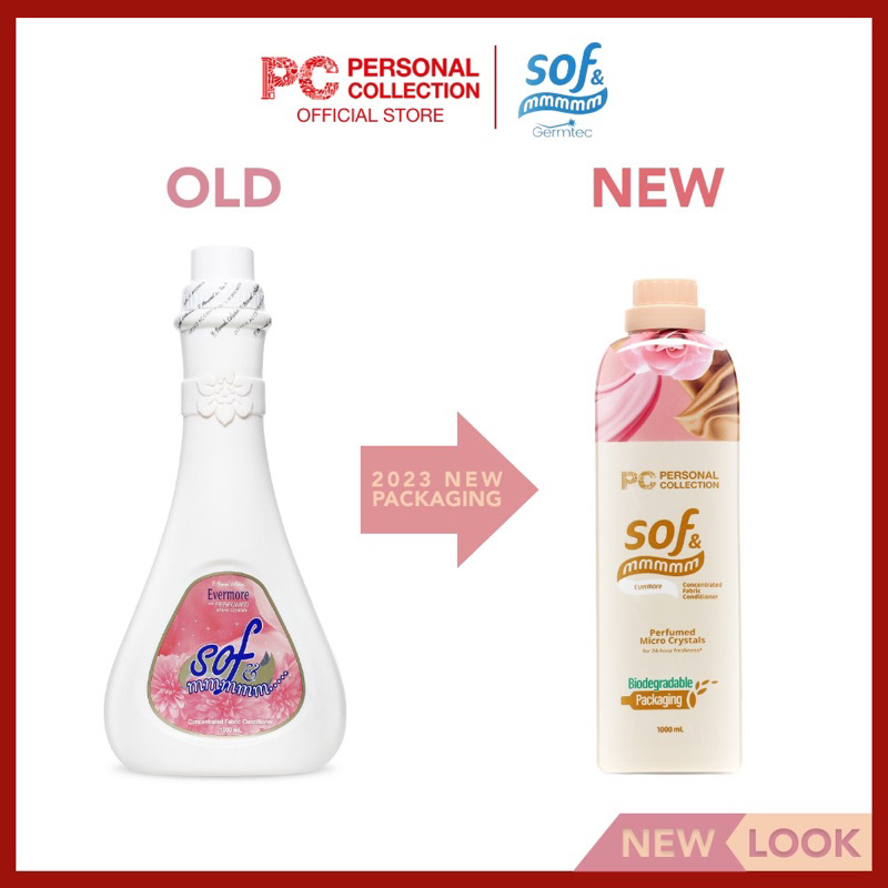SOF & MMMMM Concentrated Fabric Conditioner Evermore 1000ml | Shopee ...