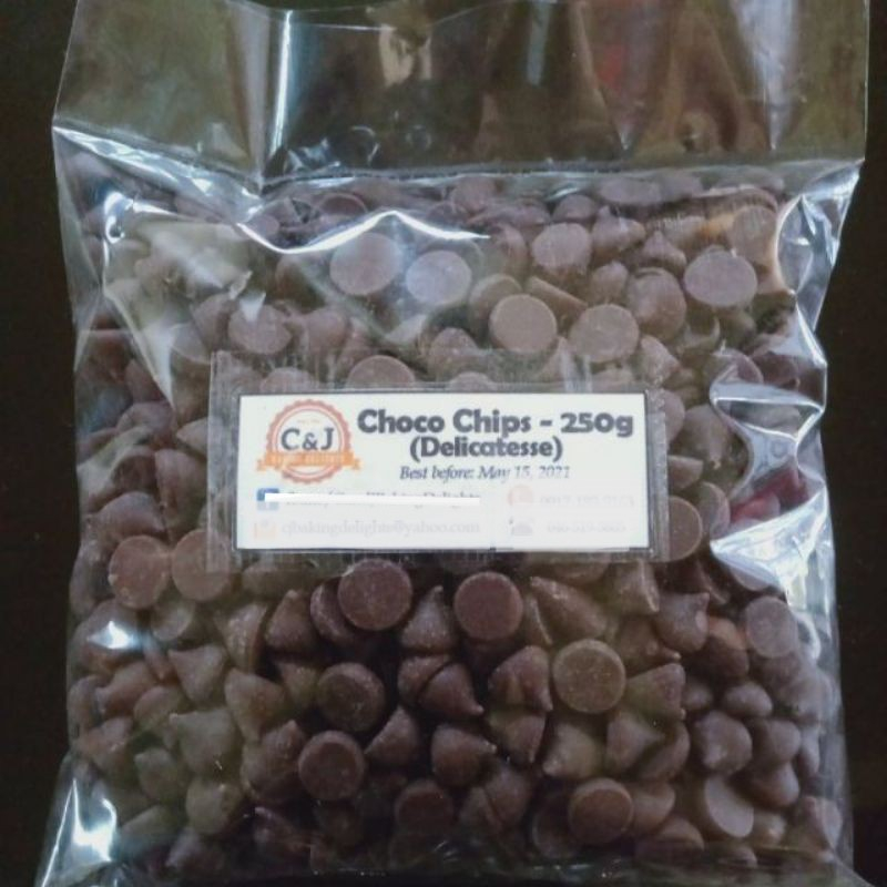 Delicatesse Choco Chips / 250g | Shopee Philippines