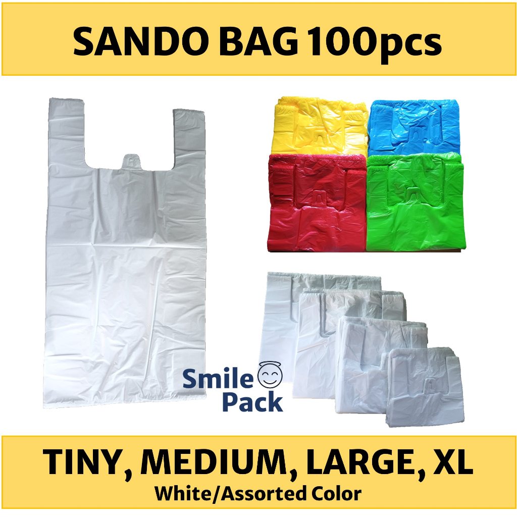 Plastic Sando Bag Supot 100 pcs MAKAPAL HIGH QUALITY Tiny Medium Large ...