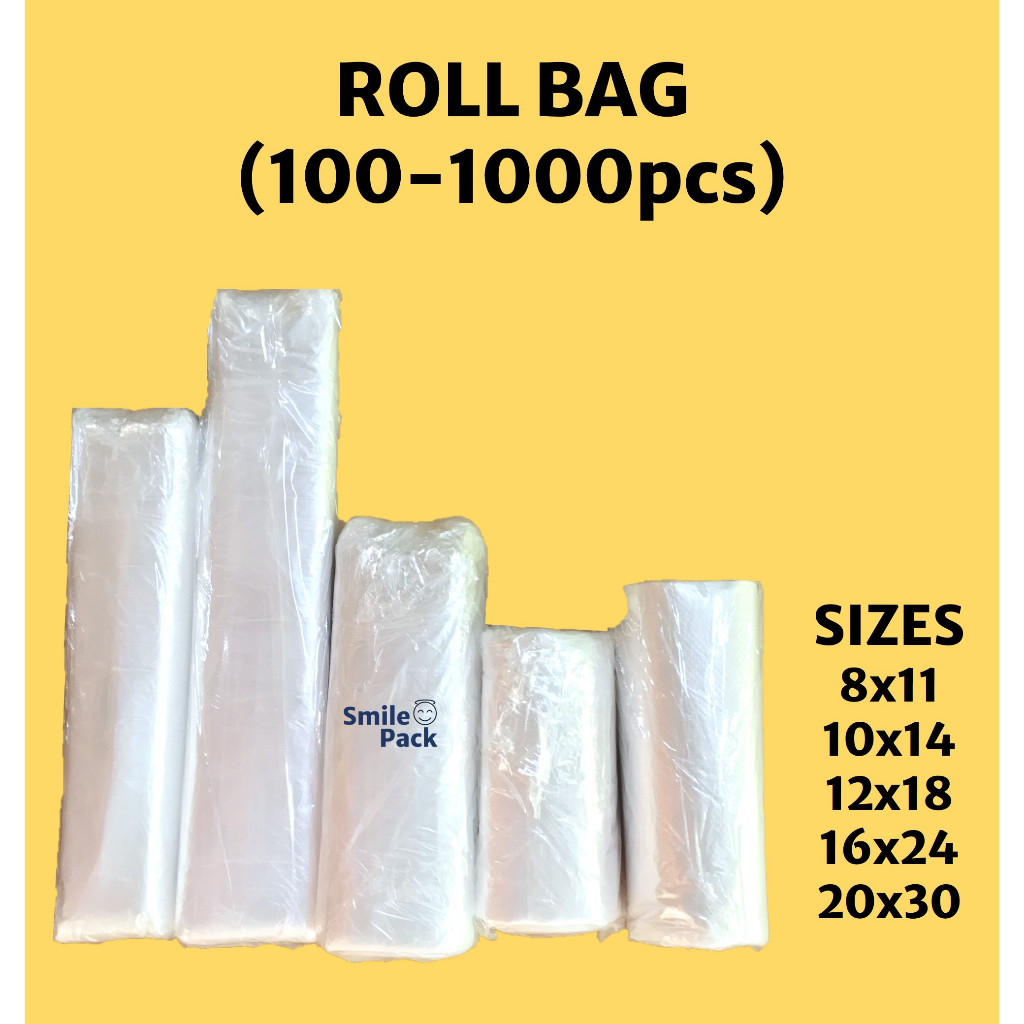 HD Plastic Labo / Roll Bag Supot - 8x11 10x14 12x18 16x24 20x30 for ...