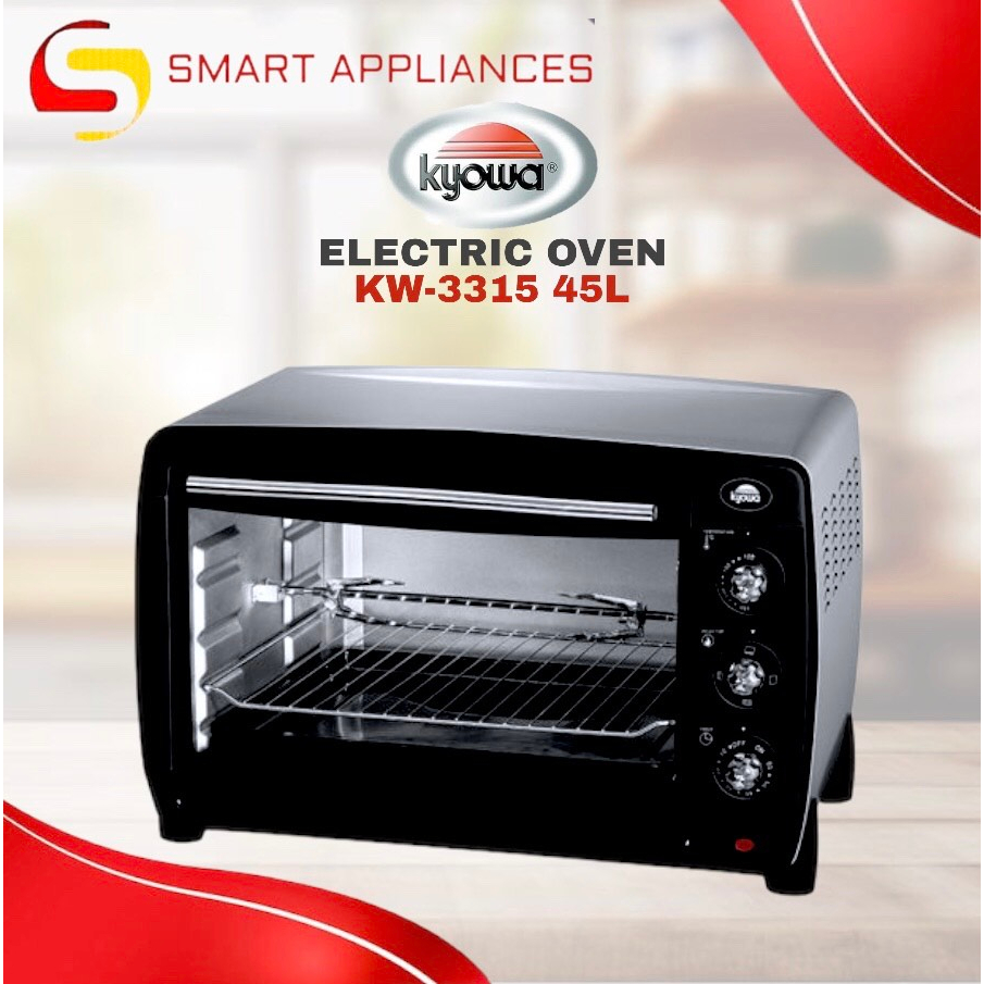 Kyowa Electric Oven 45L Stainless Steel Black KW 3315 By Smart Appliances Center Shopee Philippines
