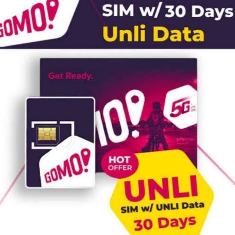 SMARTBRO/GOMO/ROCKET SIM UNLI | Shopee Philippines
