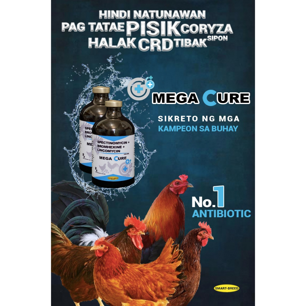 Mega Cure (Antibiotic) 100ML 2027 EXPIRY | Shopee Philippines