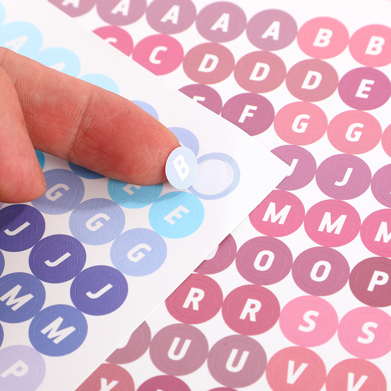 GaLiCiCi Letter Number Stickers Waterproof Cute Alphabet Sticker for ...