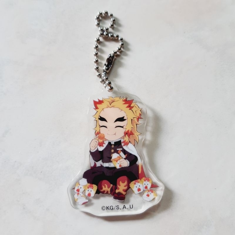 Demon Slayer |Kimetsu no Yaiba Rengoku Kyojuro Acrylic Keychain ...