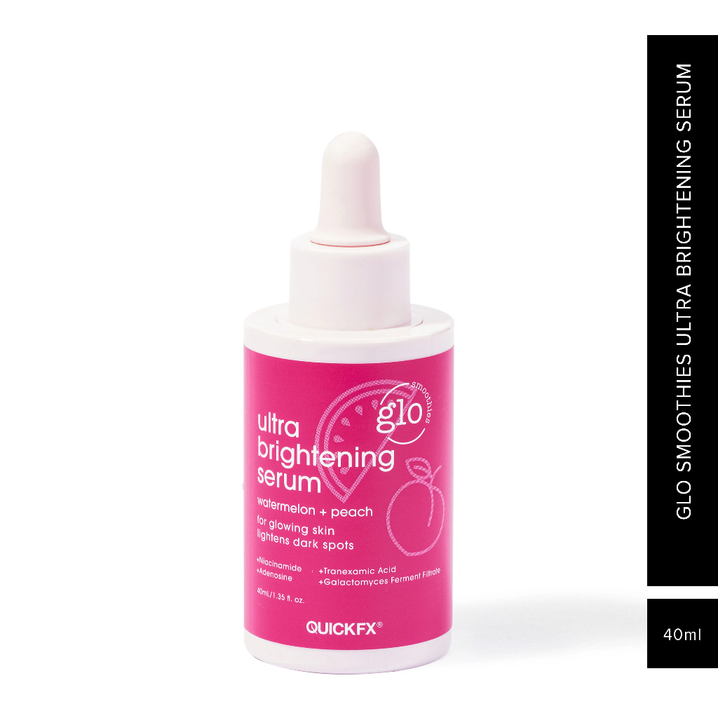 QUICKFX Glo Smoothies Watermelon & Peach Ultra Brightening Serum 40ml ...