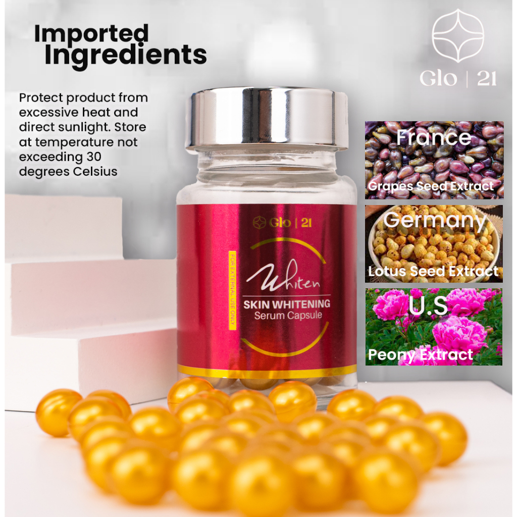 GLO21 Whitening Serum Capsule | Shopee Philippines