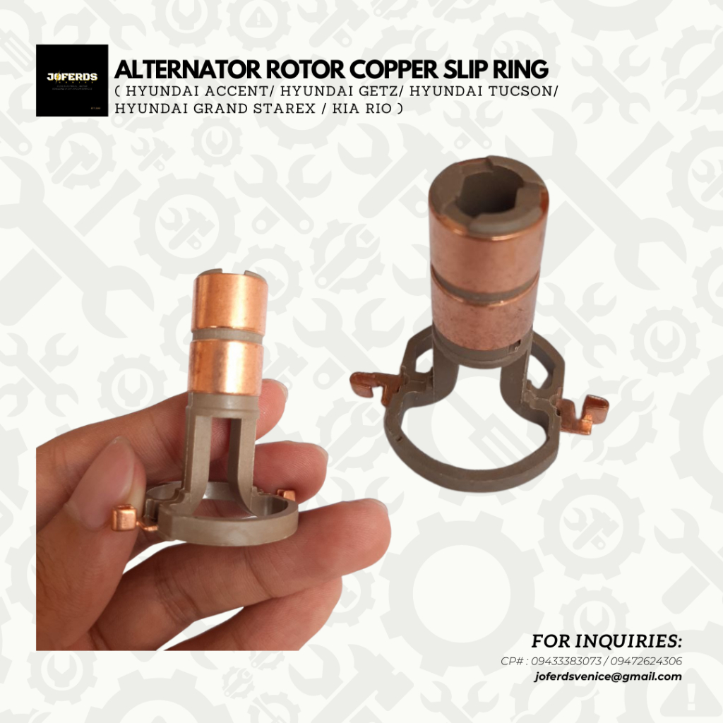 ALTERNATOR ROTOR COPPER SLIP RING (HYUNDAI GETZ/ACCENT/TUCSON/GRAND ...