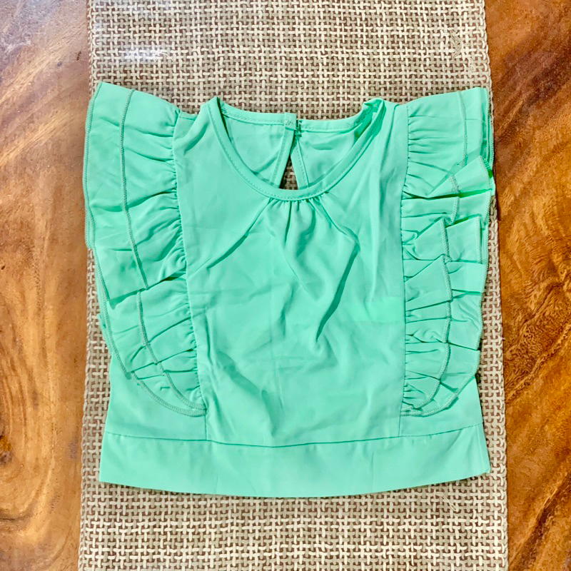 PREMIUM SHEIN KIDS RUFFLE TOP (1-2yo) | Shopee Philippines