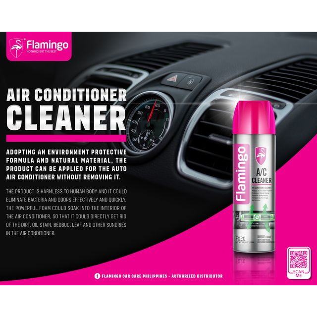 Flamingo A/C Pro Air Conditioner Cleaner 500 ML | Shopee Philippines