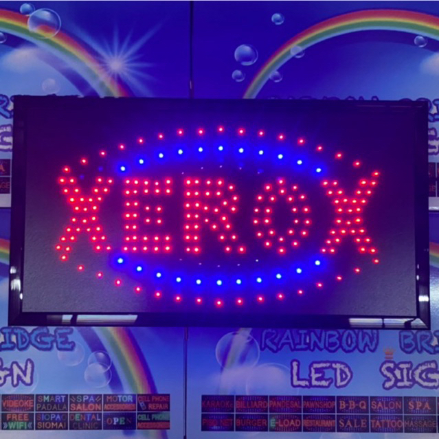 XEROX - RAINBOW BRIDGE LED SIGNAGE (New-Small-Large) #SIZE: W48cm ...