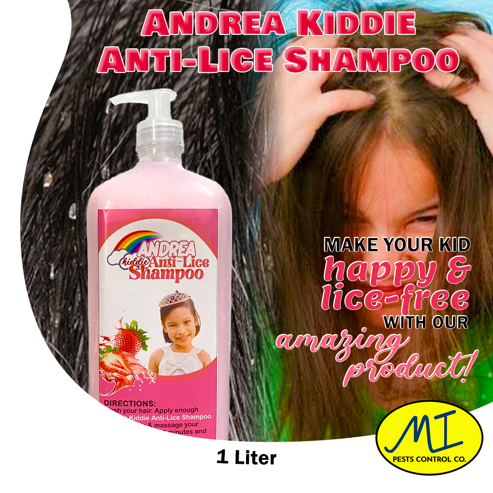 1 Liter Andrea Kiddie Anti-Lice Shampoo // pamatay kuto ng mga bata ...