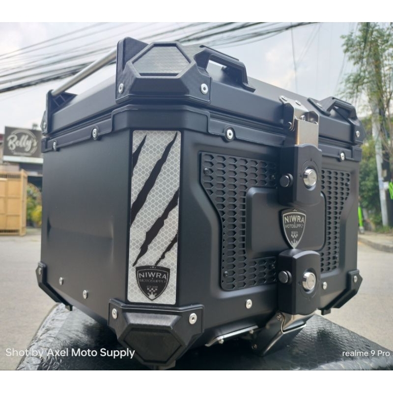 Niwra Raptor v3 Alloy Top Box 35L 45L & 55L | Shopee Philippines