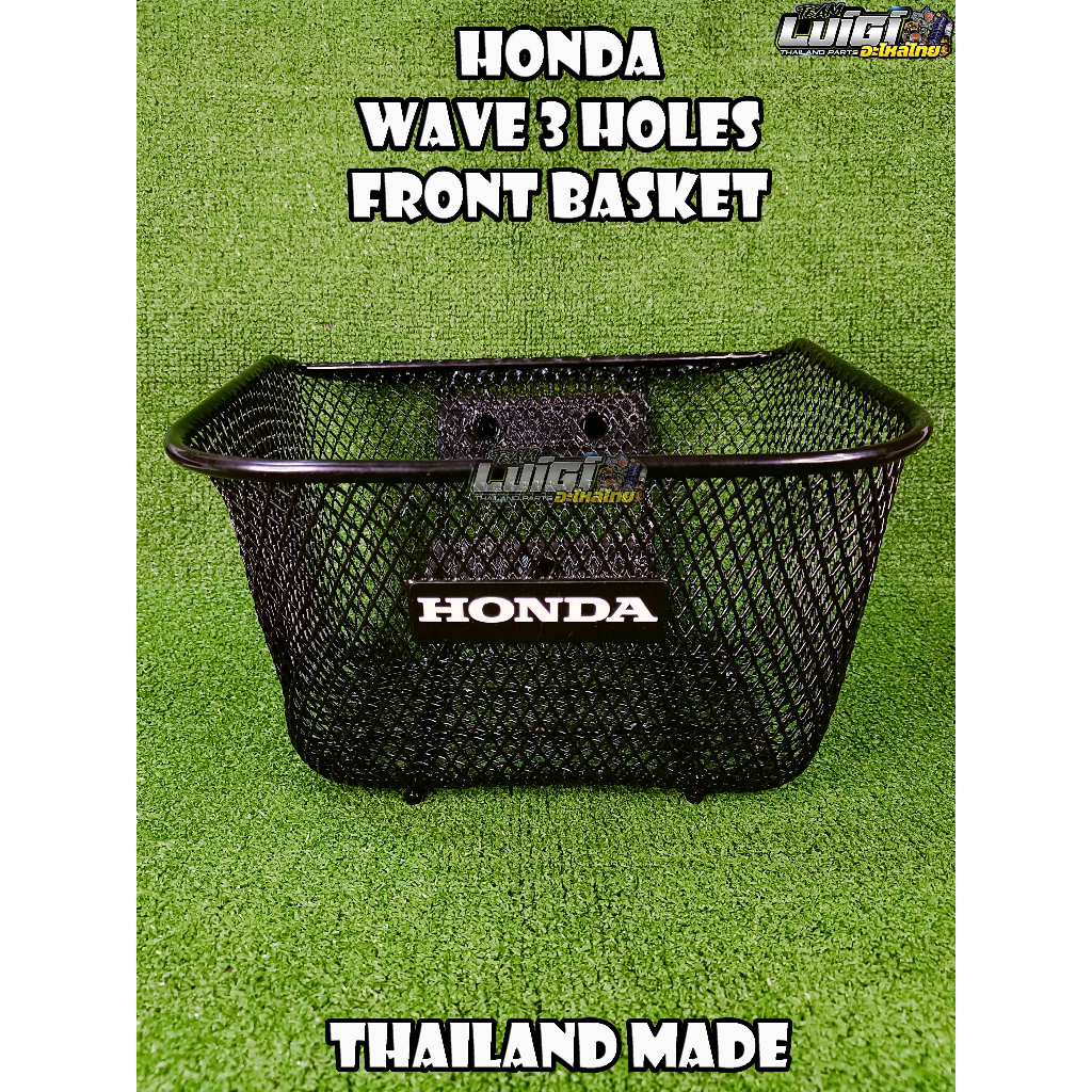 HONDA WAVE FRONT BASKET 3 HOLES UNIVERSAL THAILAND MADE | Shopee ...