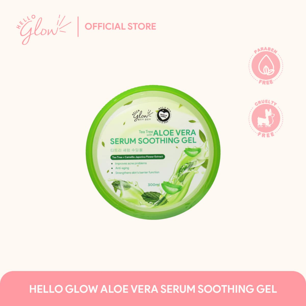 Hello Glow Tea Tree Serum Soothing Gel (Moisturizer) | Shopee Philippines
