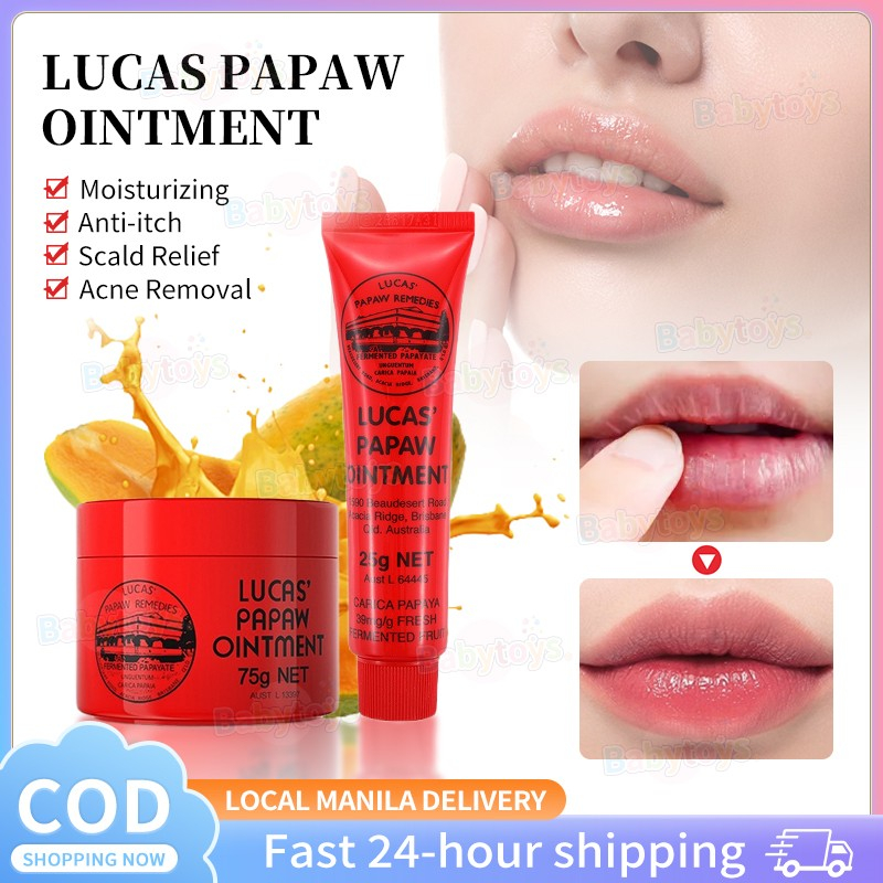 Authentic Lucas' Papaw Ointment 25g From Australia Lucas Papaw Ointment ...