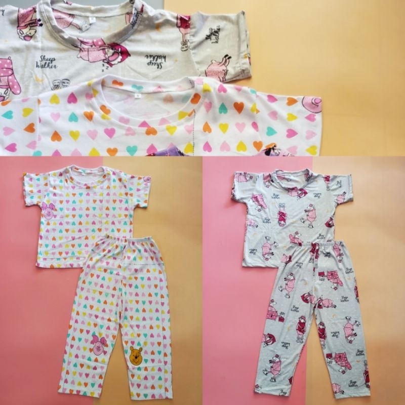 Pajama Terno for Girls (Kids and Adult) | Shopee Philippines