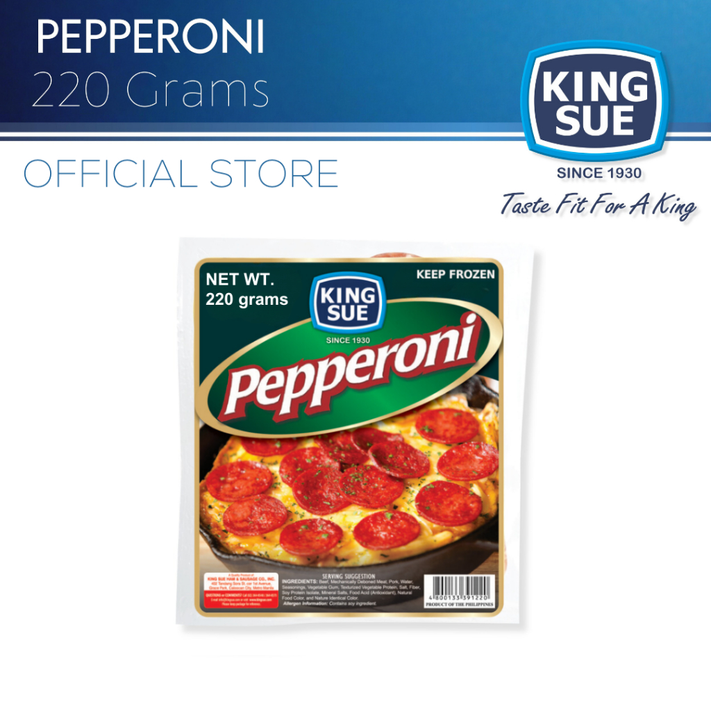 King Sue Pepperoni 220g | Shopee Philippines