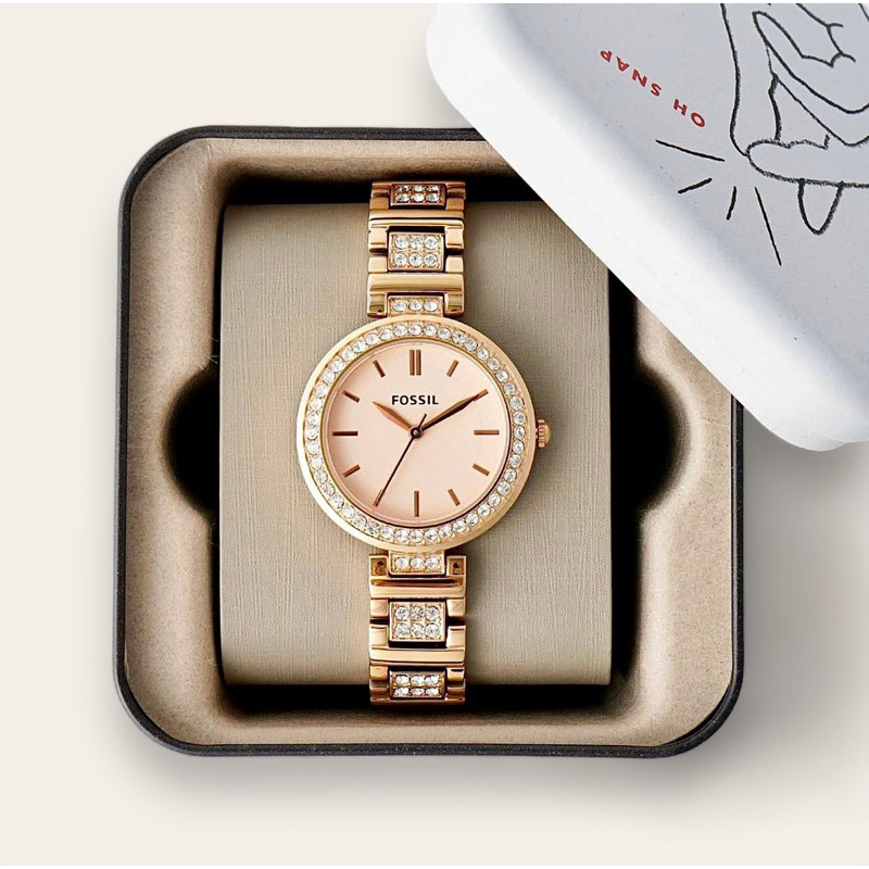 F0ssil Karli Three-Hand Women’s Watch | Shopee Philippines