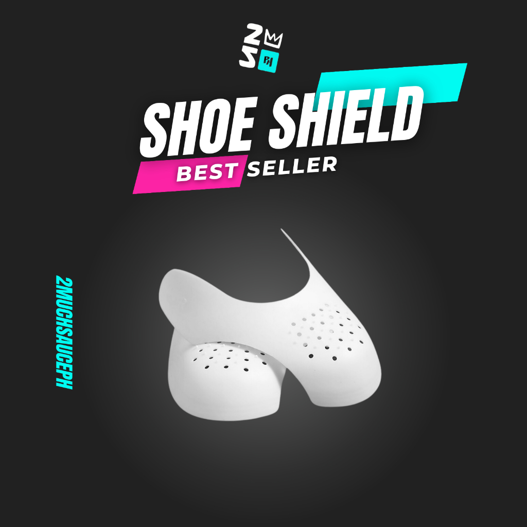 PREMIUM SHOE SHIELD for Sneakers Anti-Crease Wrinkled Fold Support Toe ...