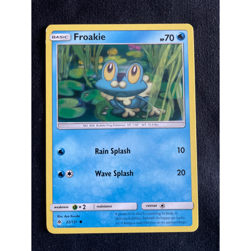 Froakie pokemon card 22/131 common | Shopee Philippines