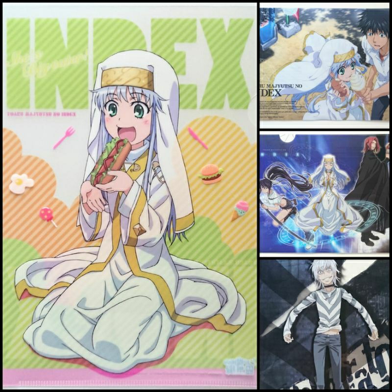 Anime Clearfile Folder (A Certain Magical Index) official merchandise ...